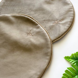 VELVET TABLE MATS - Set of 4 Table Mats - Velvet Placements - Elegant ...