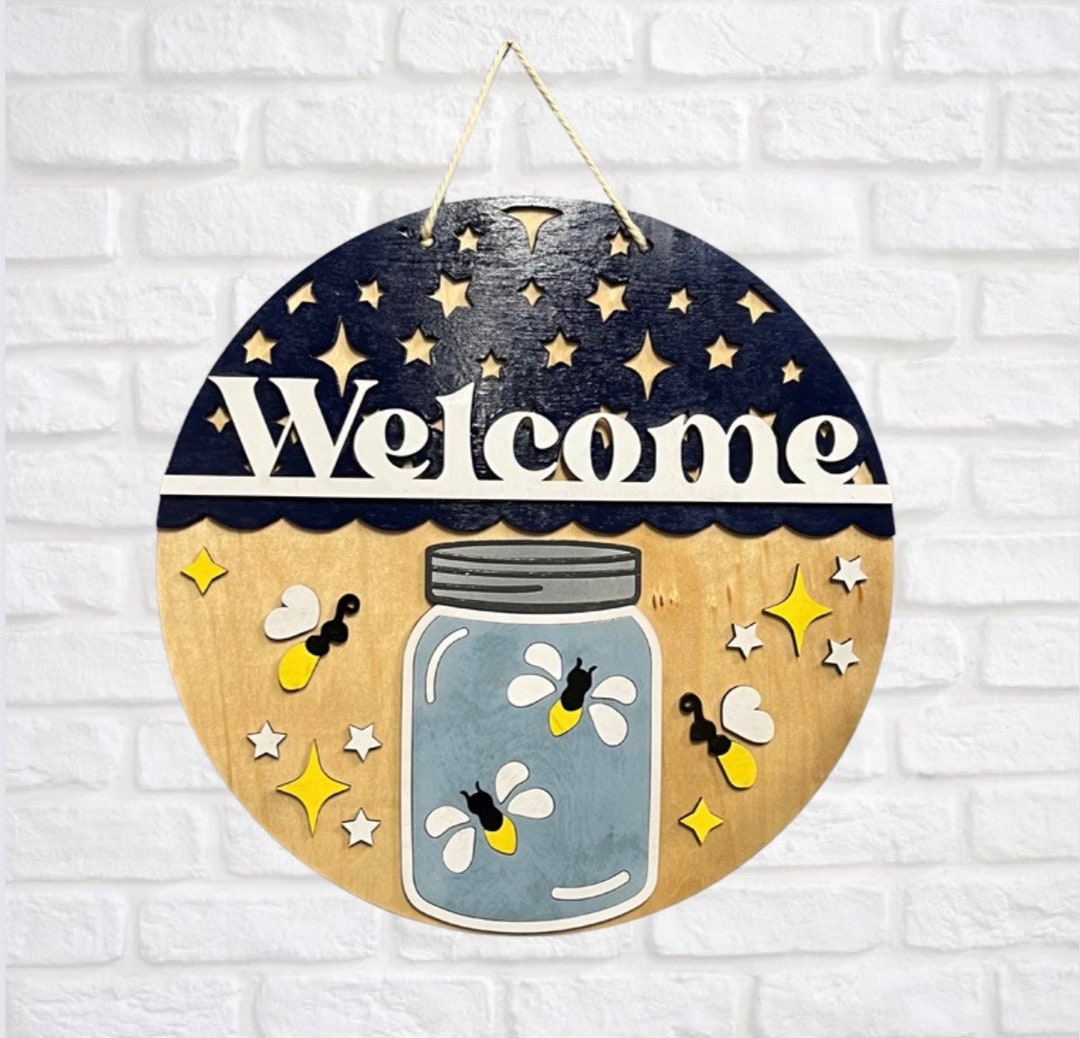 Welcome Firefly DIY Kit | Activity Sign | Multiple Sizes Available - Etsy