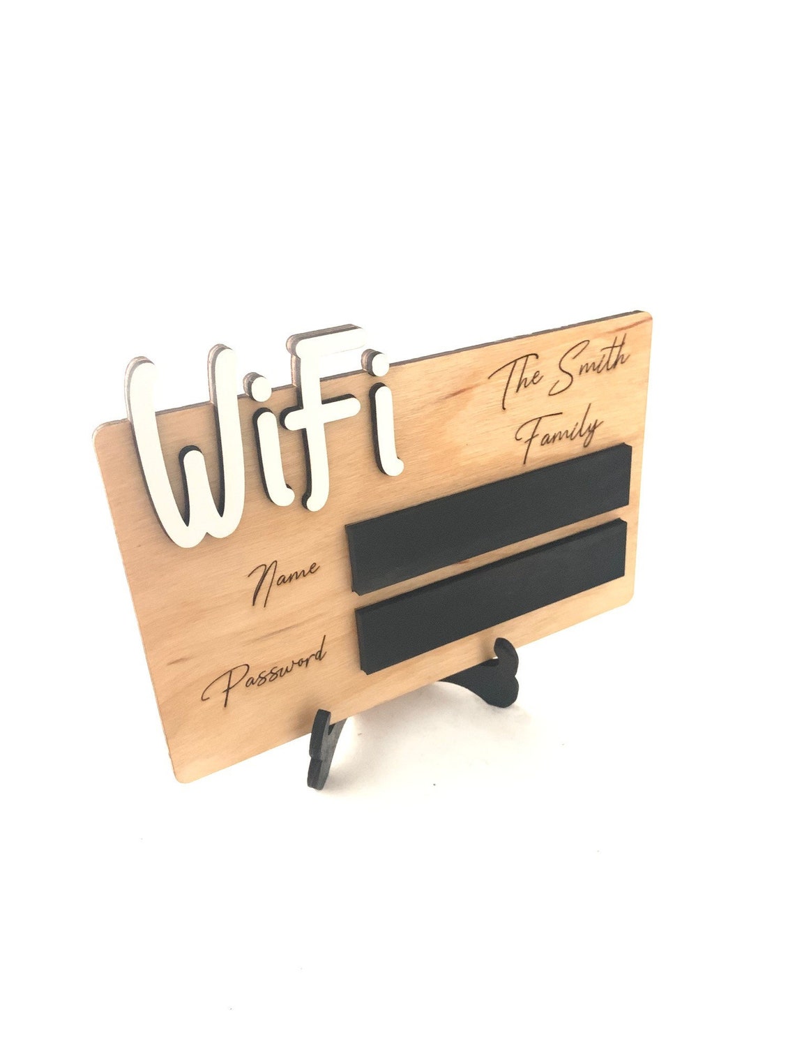 Custom Guest Wifi Password Sign, Personalized Family Wifi Sign ...
