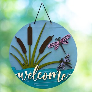 Welcome Dragonfly | Home Decor | Multiple Sizes Available | Completed ...