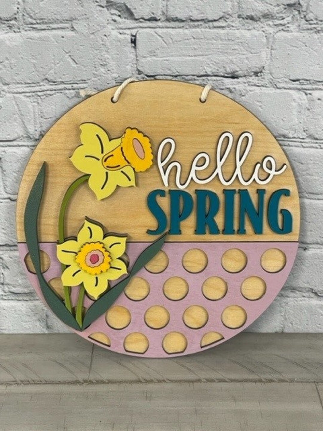 Hello Spring Daffodil | Home Decor | Multiple Sizes Available ...