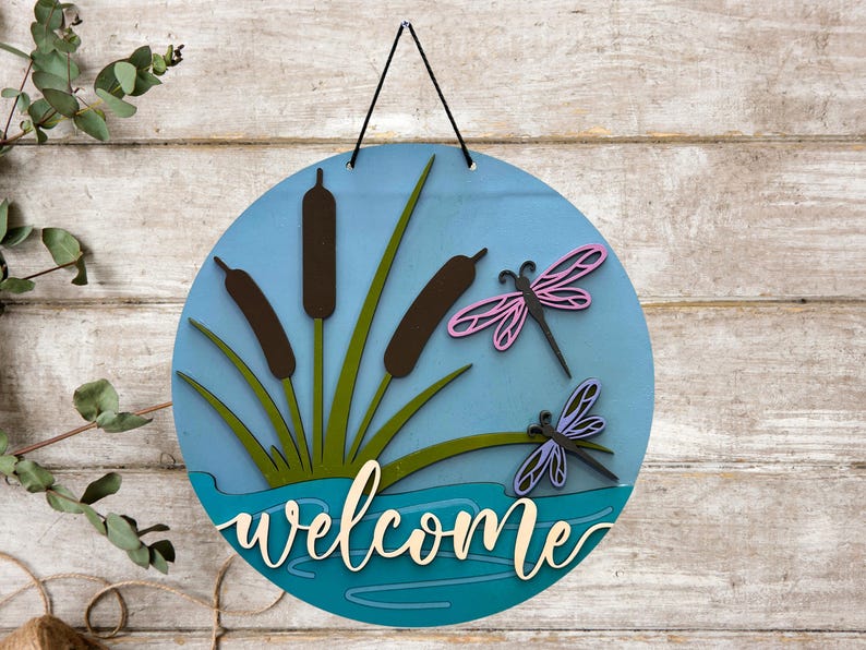 Welcome Dragonfly | Home Decor | Multiple Sizes Available | Completed ...