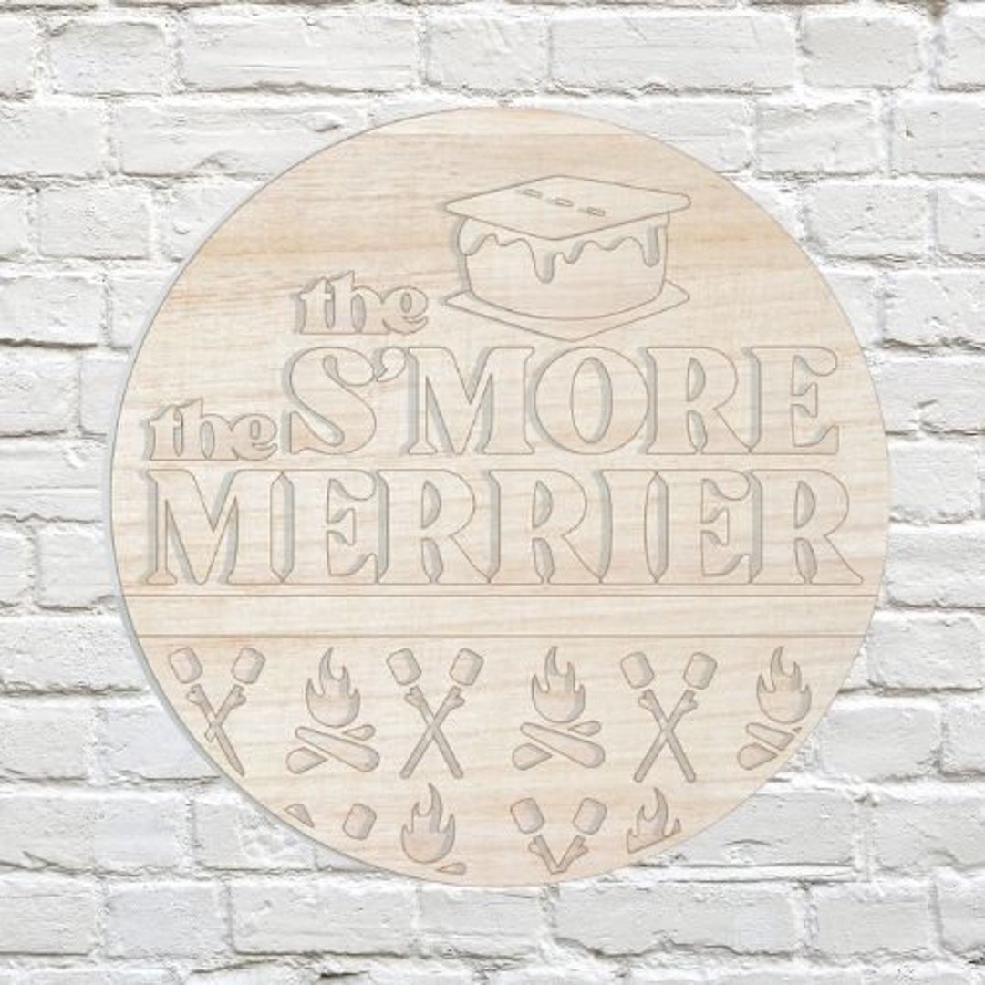 The Smore the Merrier DIY Kit Activity Sign Multiple Sizes Available - Etsy