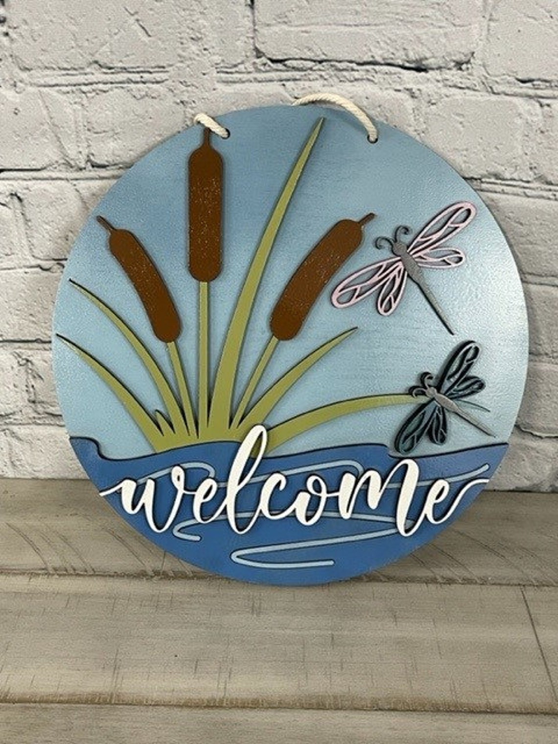 Welcome Dragonfly Home Decor Multiple Sizes Available - Etsy