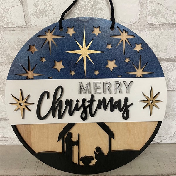 Nativity Sign - Etsy