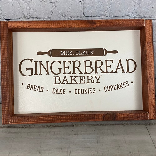 Mrs. Claus' Kitchen Farmhouse Decor Sign - Etsy