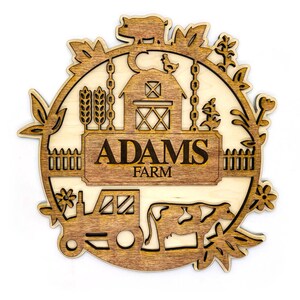 Farm | Personalized Sign | Farm Life | Name Sign | Perfect Family Gift ...