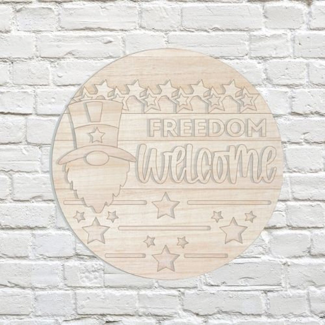 Freedom Welcome DIY Kit Activity Sign Multiple Sizes Available - Etsy