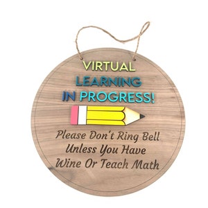 Virtual Learning in Progress Sign | Personalize Option | E-learning ...