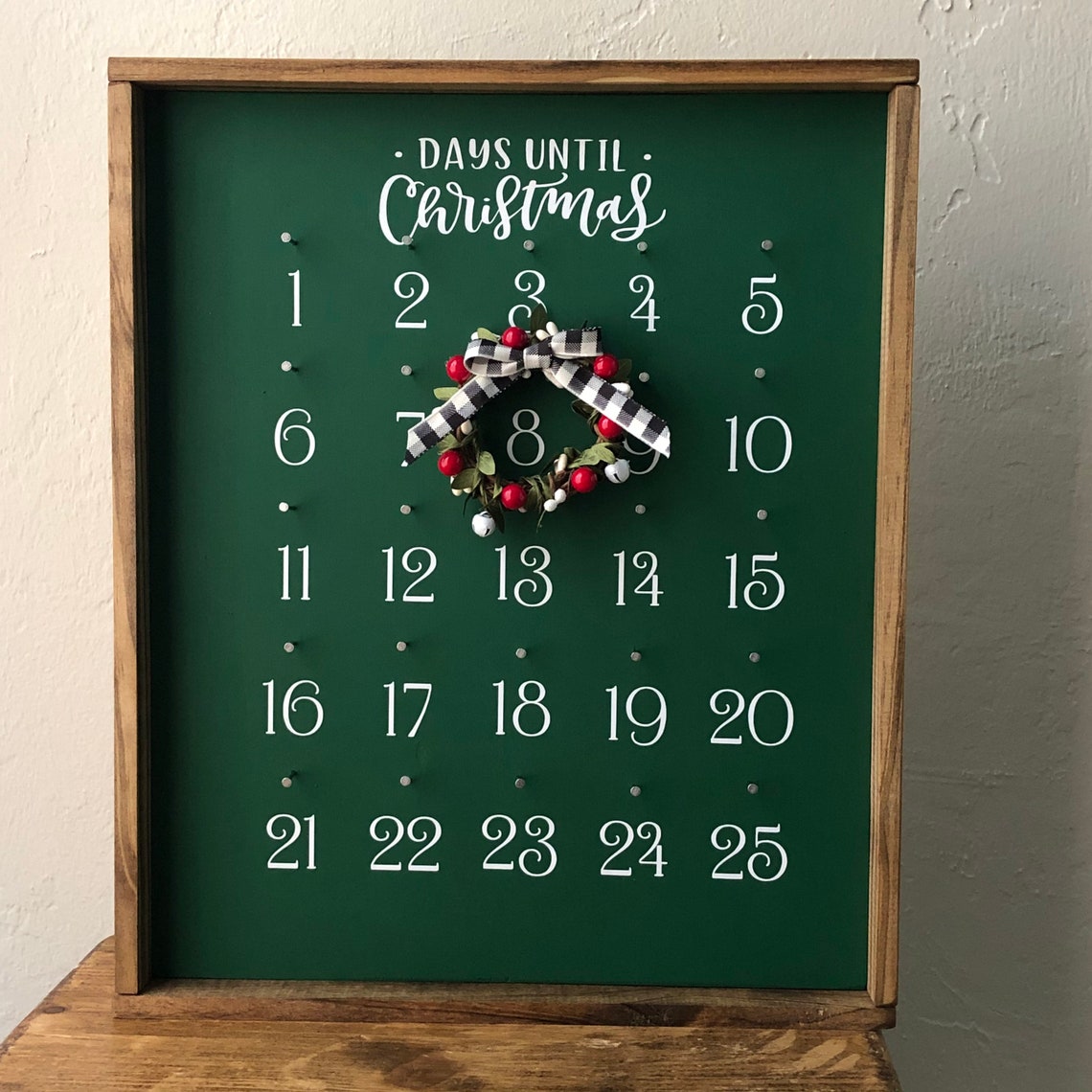 Christmas Countdown Countdown to Christmas Days Until | Etsy
