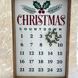 Advent Calendar | Countdown to Christmas | Christmas Countdown ...