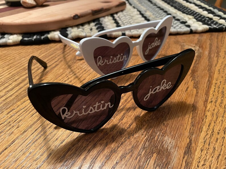 Wedding Photo Prop Photo Prop Sunglasses Personalized - Etsy