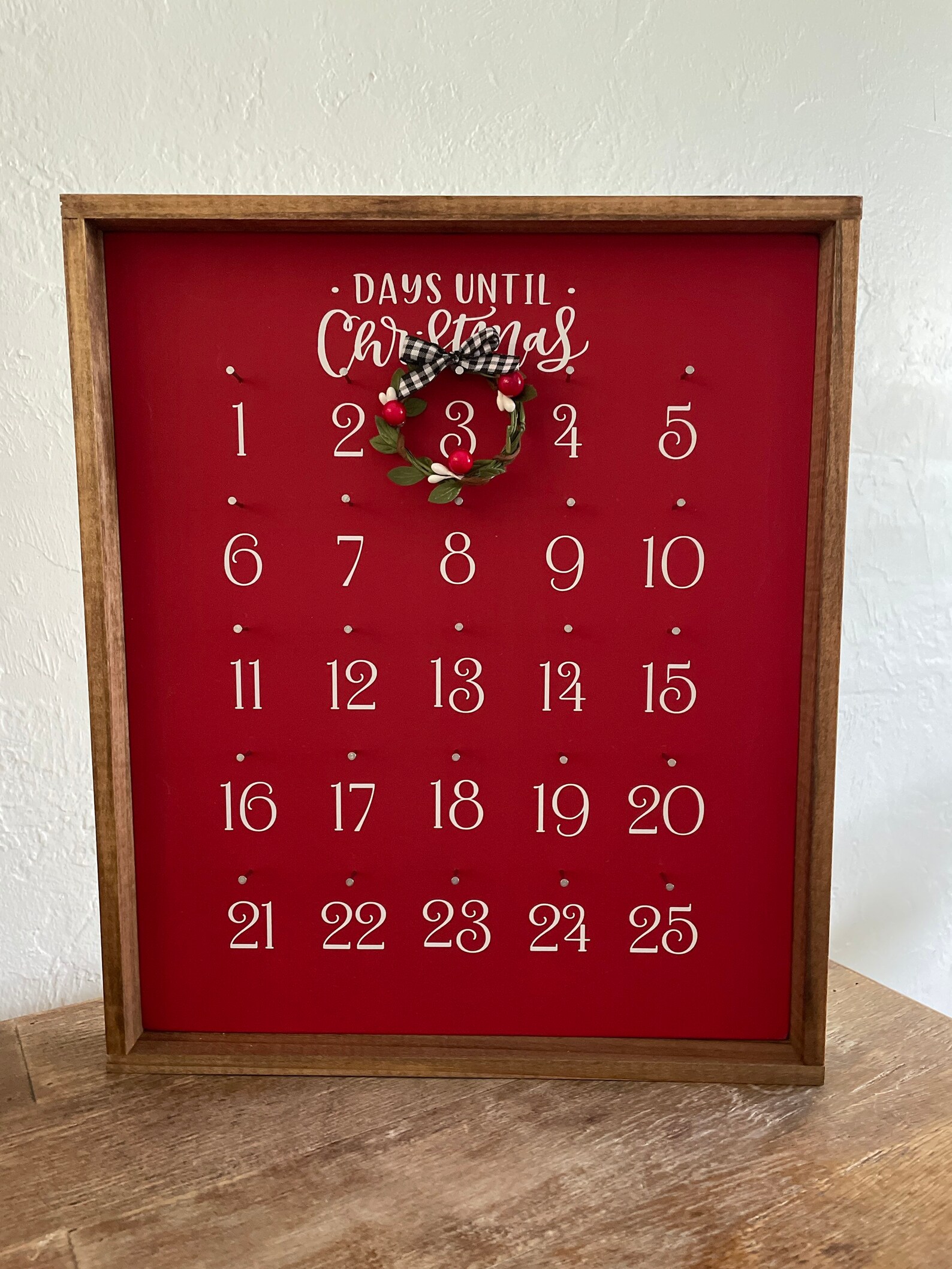 Christmas Countdown Countdown to Christmas Days Until | Etsy