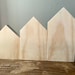 Wood House Blanks | House Craft Blanks | Wood Block House | DIY House ...