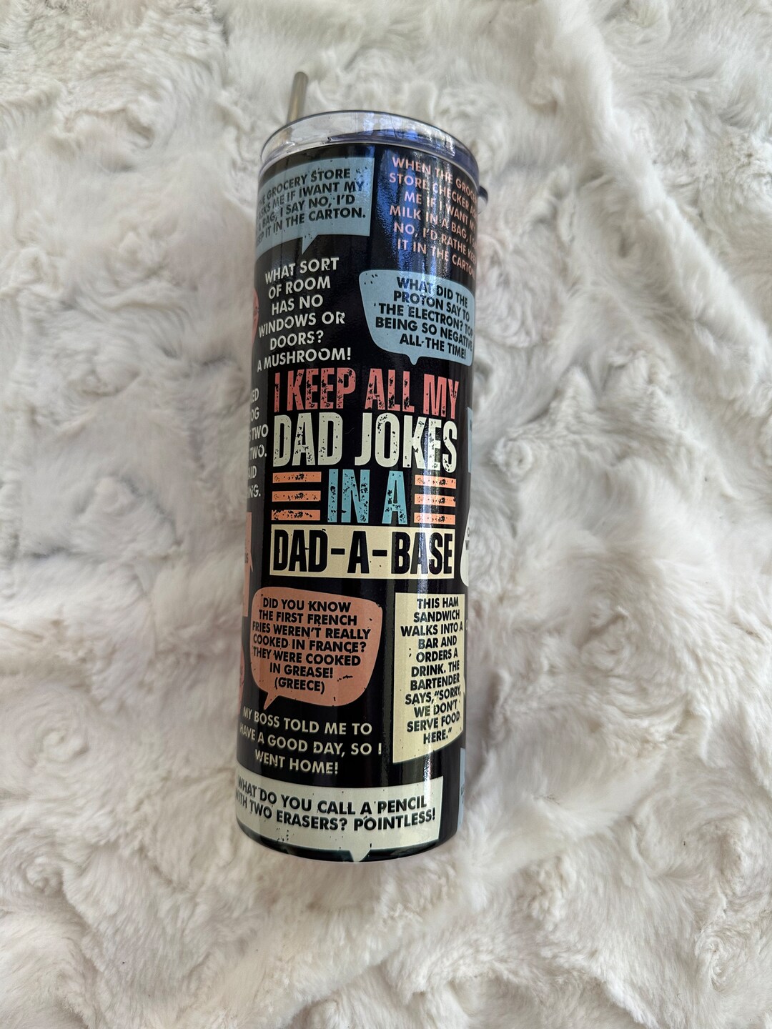 Dad Jokes 20 Oz Skinny Tumbler Fathers Day Gift Gift for Him Funny ...