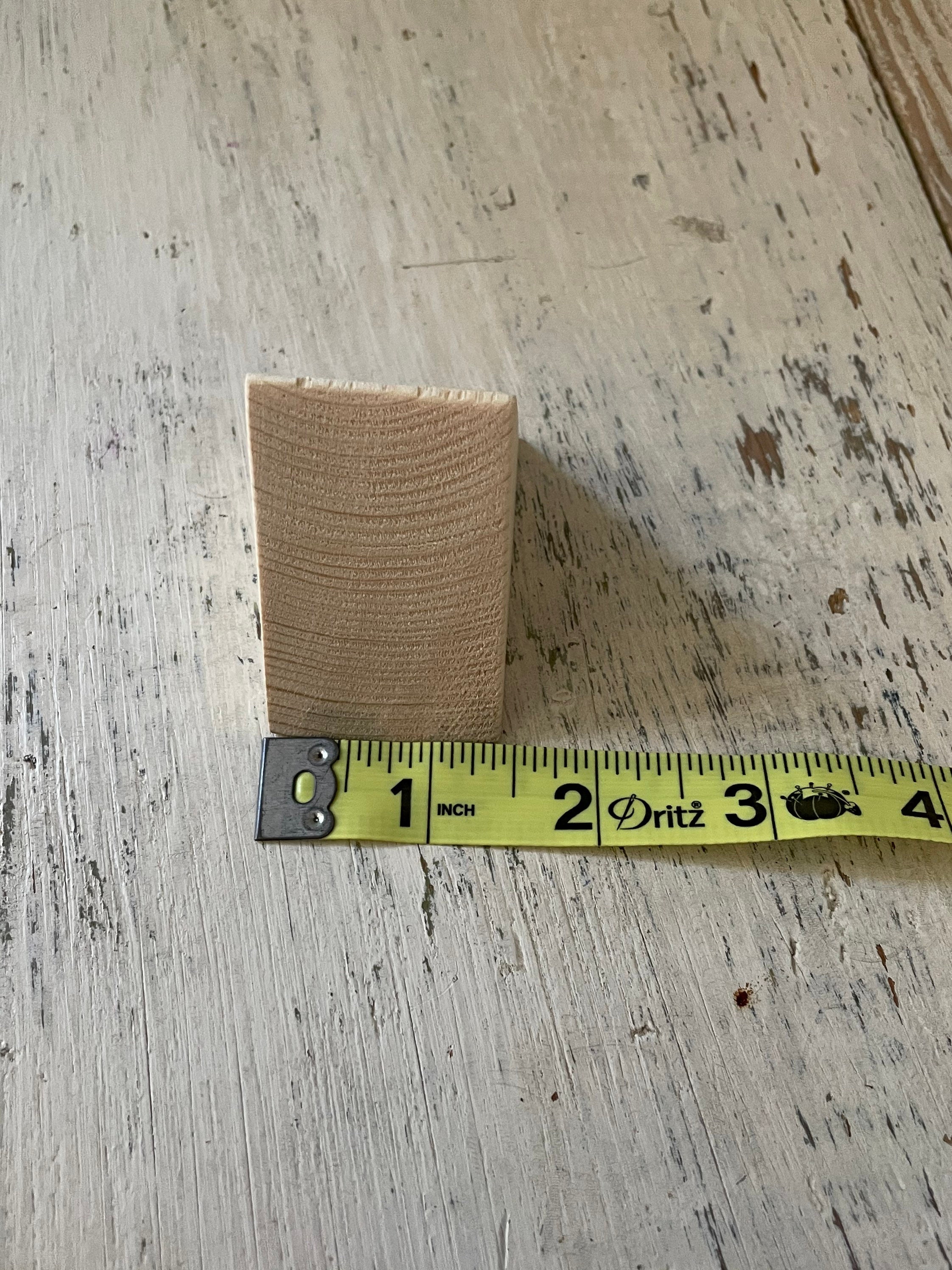 1 3/4 inch wood triangle blocks wood craft blanks DIY wood | Etsy