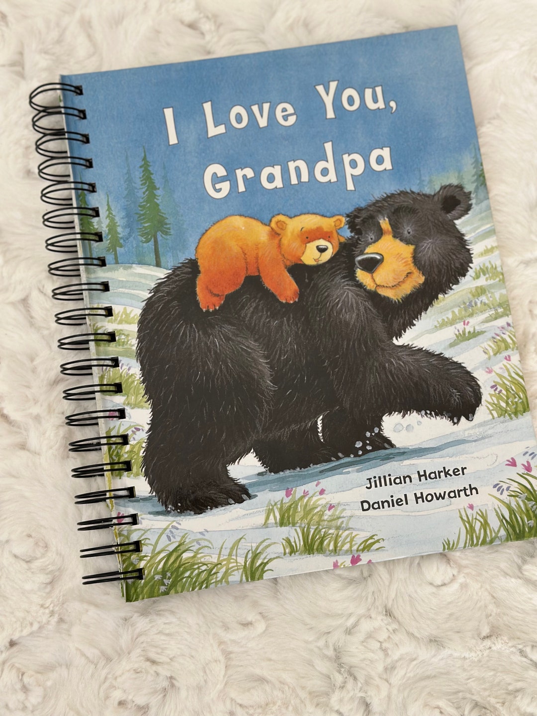 I Love You Grandpa Journal Sketchbook | Grandpa Keepsake - Etsy