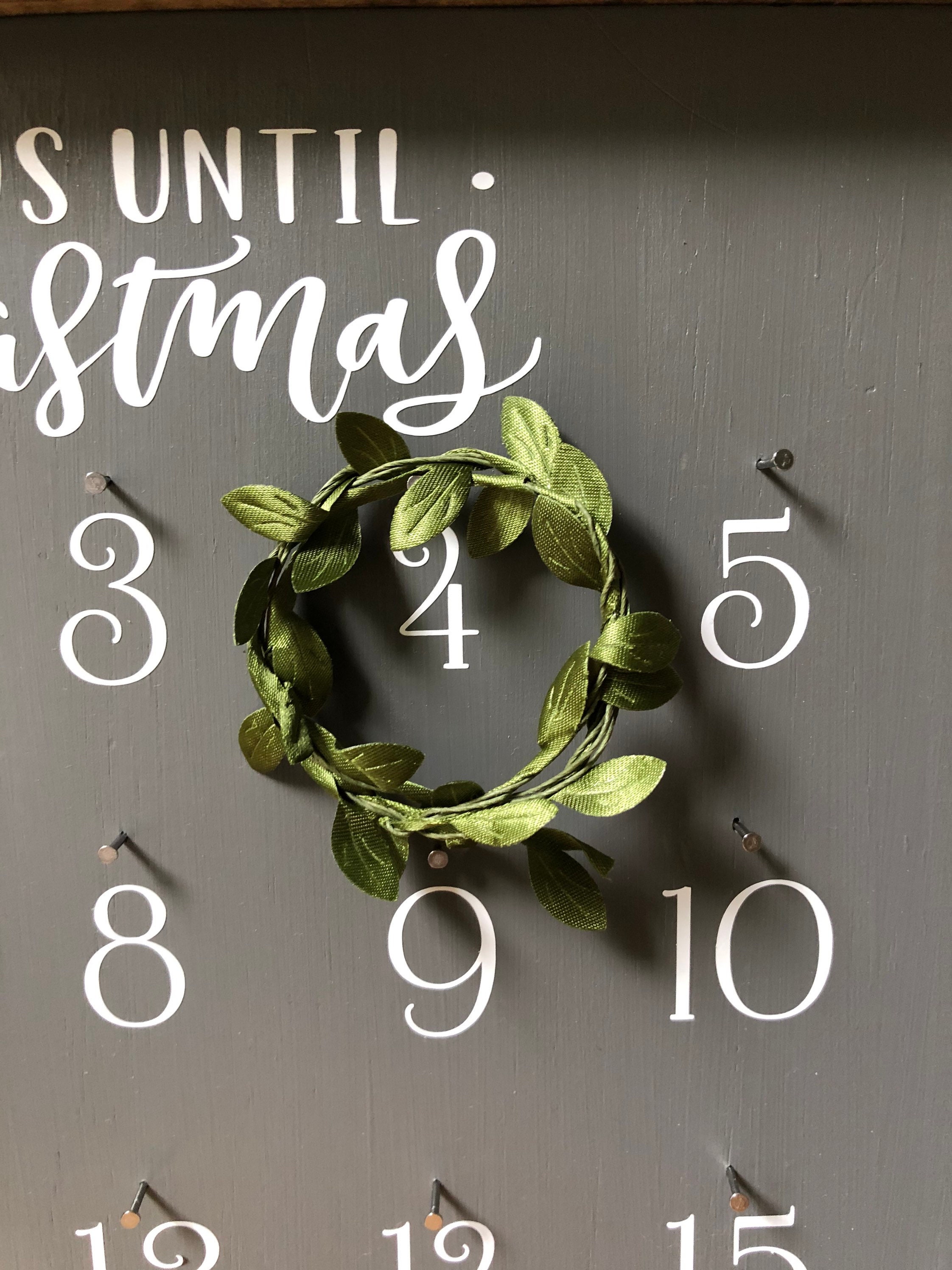 Christmas Countdown Countdown to Christmas Days Until | Etsy