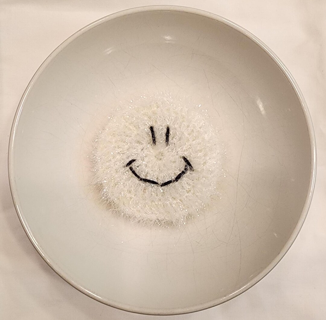 Smiley Face Dish Scrubby - Eco-friendly Kitchen Cleaning Tool - Etsy