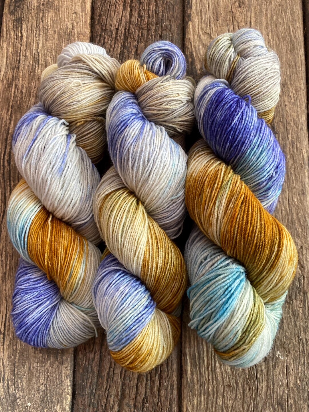 Handgefärbte Wolle, Sockenwolle 100g Strang soft - Etsy.de