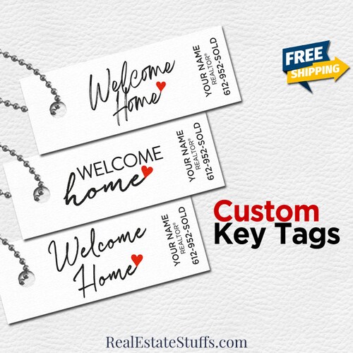 SVG Real Estate Keychain Closing Gift Glowforge Ready - Etsy