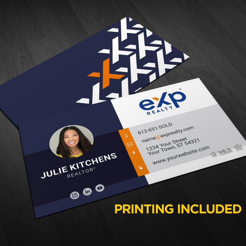 Exp Realtor Real Estate Agent Business Cards - Etsy