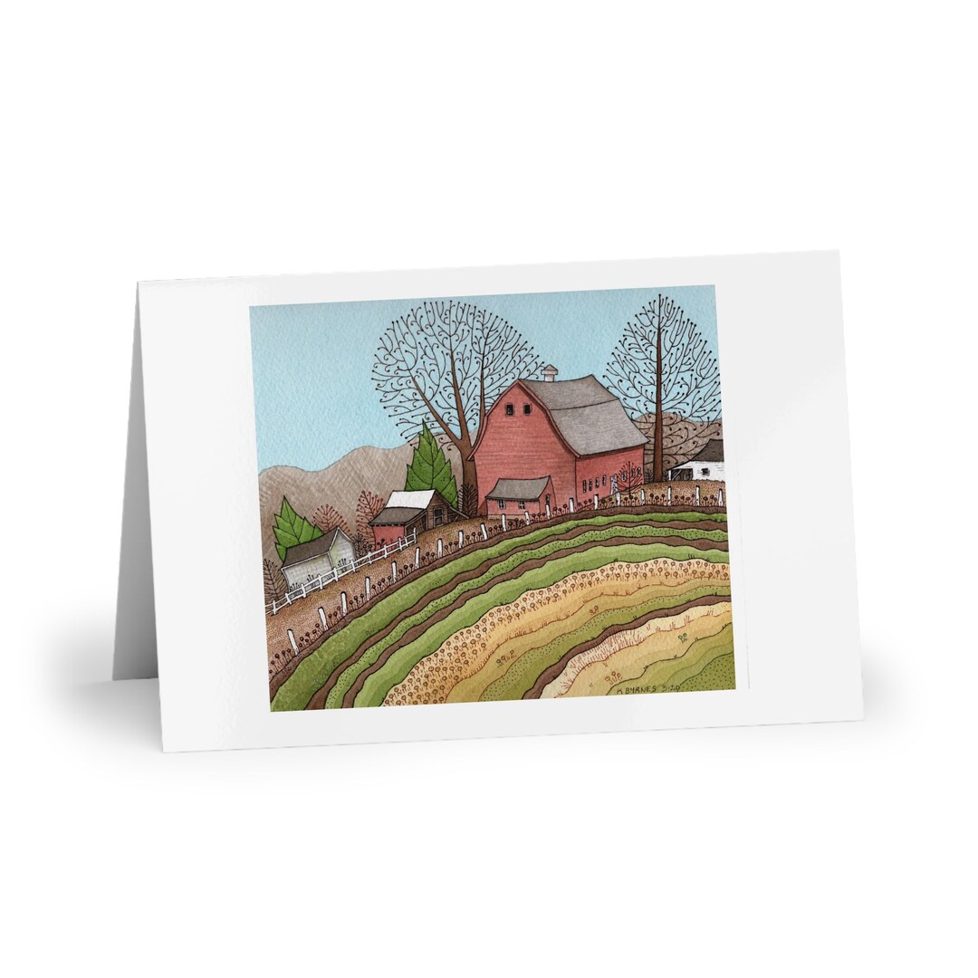 Hortons Farm Note Card - Etsy