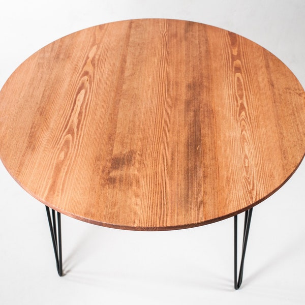 Round Pine Table Top - Etsy