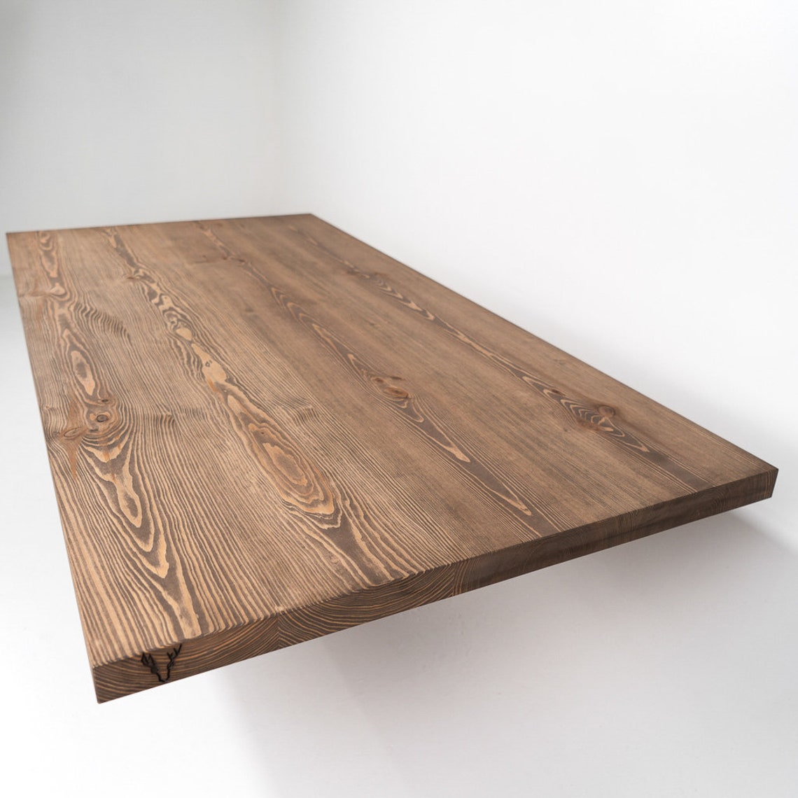 Pine wood table top Solid Wood Oiled Handmade Rustic | Etsy