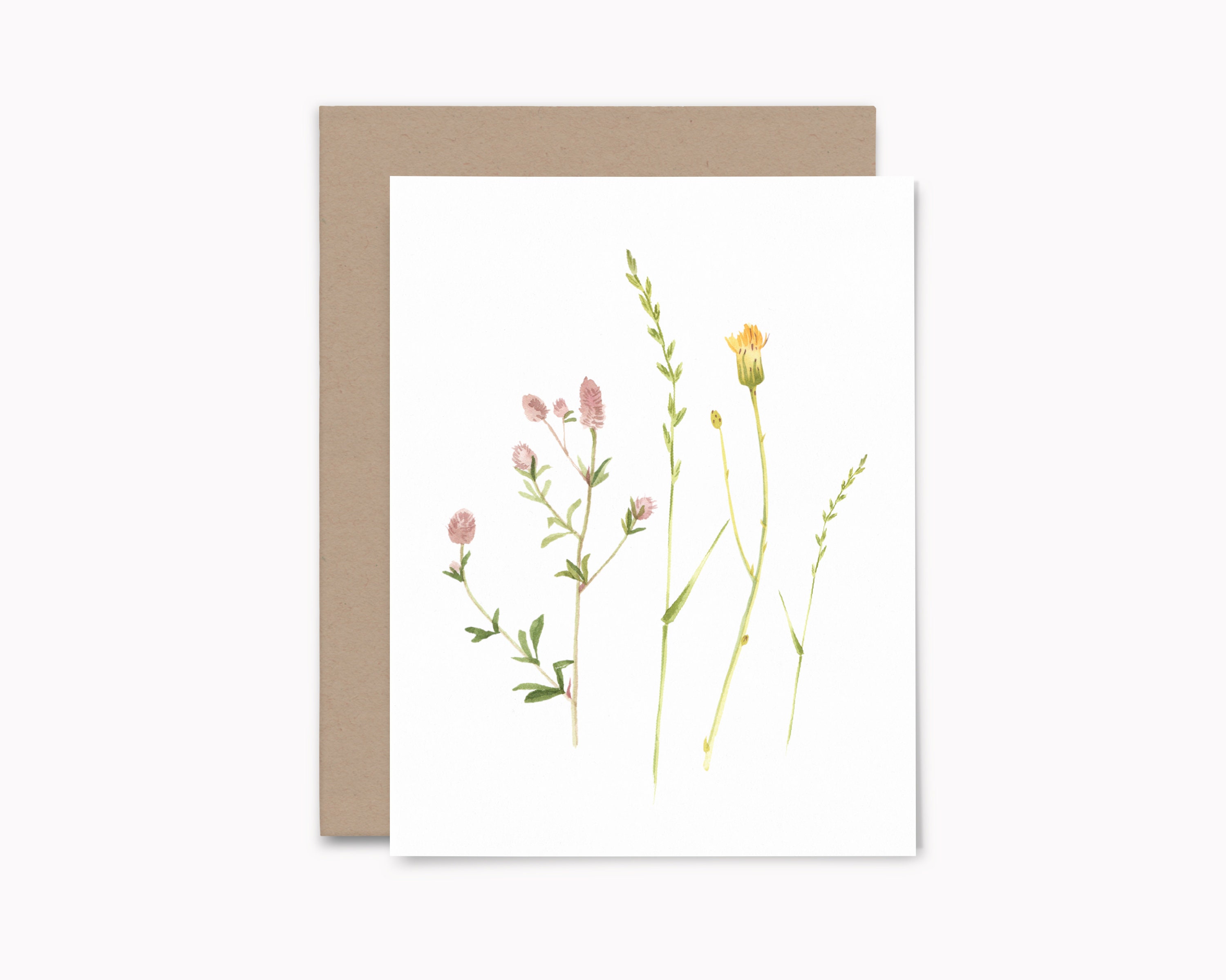 Wildflower Note Card Variety Set Recycled Blank Greeting | Etsy