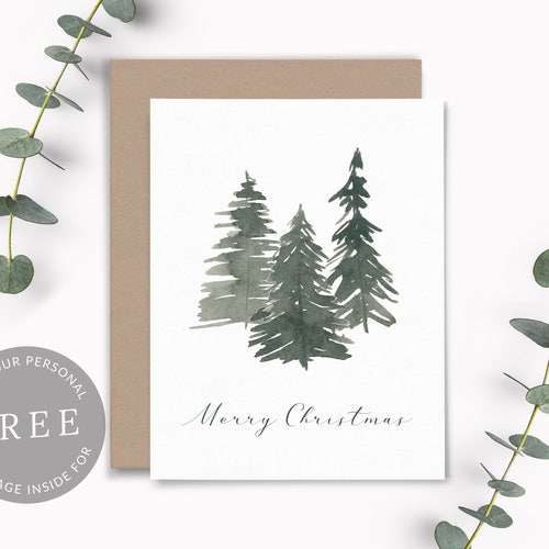 Christmas Greeting Card Pack Eco Friendly Card Set Holiday - Etsy