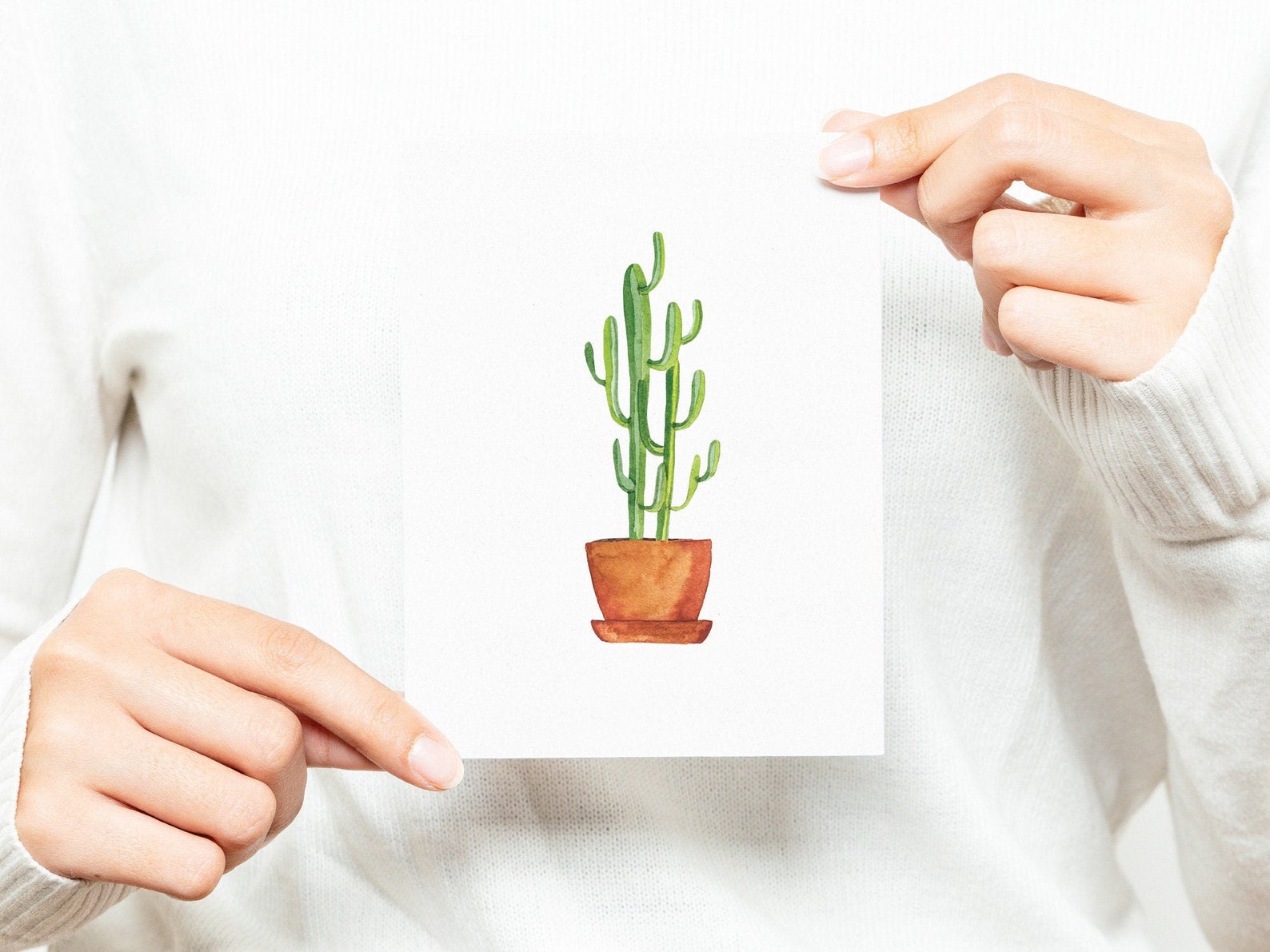 Cactus Note Card Variety Pack Set of 8 Recycled Paper - Etsy