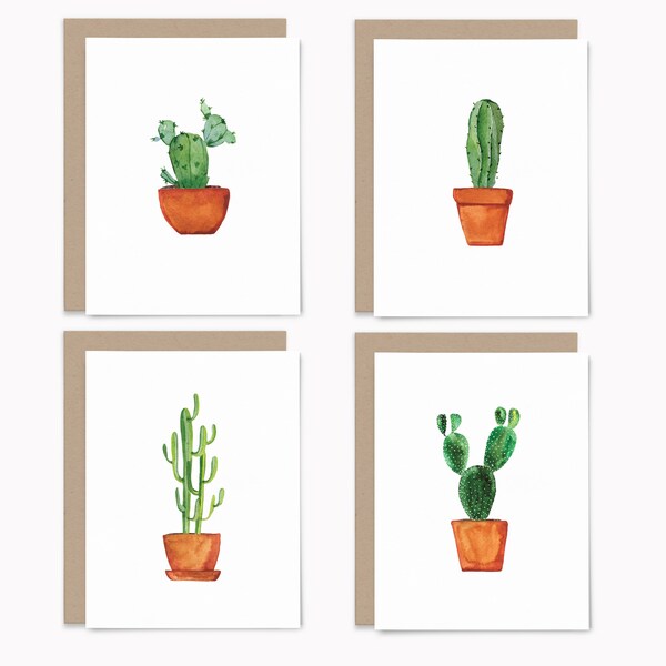 Cactus Greeting Card - Etsy