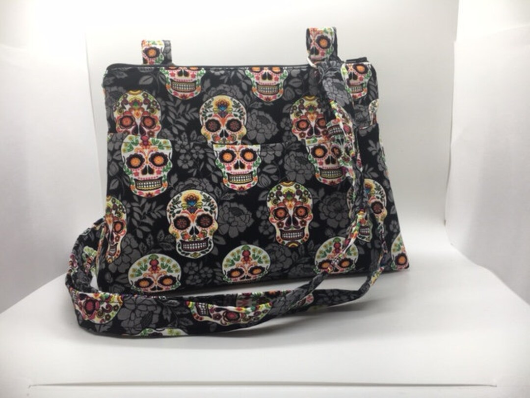 Sugar Skulls Crossbody Purse With Adjustable Strap - Etsy