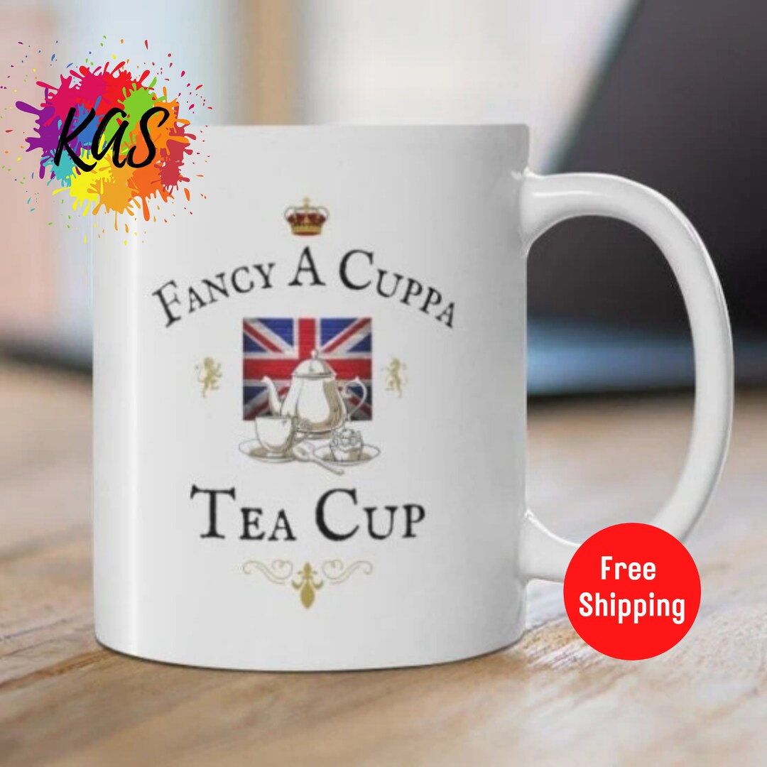 BRITISH Gift Idea Teacup Funny Mug United Kingdom Gag Gift Great ...