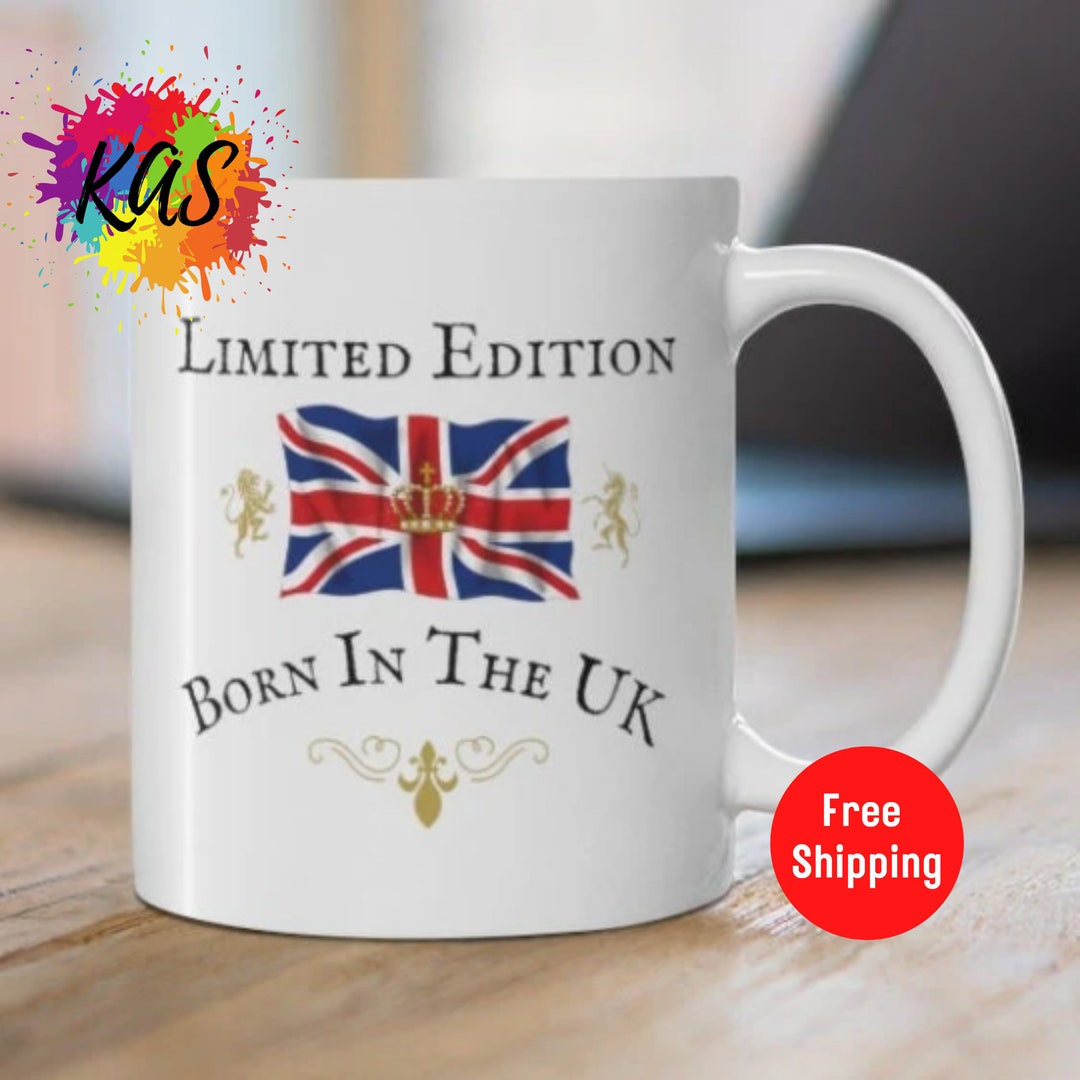 BRITISH Mug Gift England Friend Cup Britain United Kingdom BFF Tea Mug ...