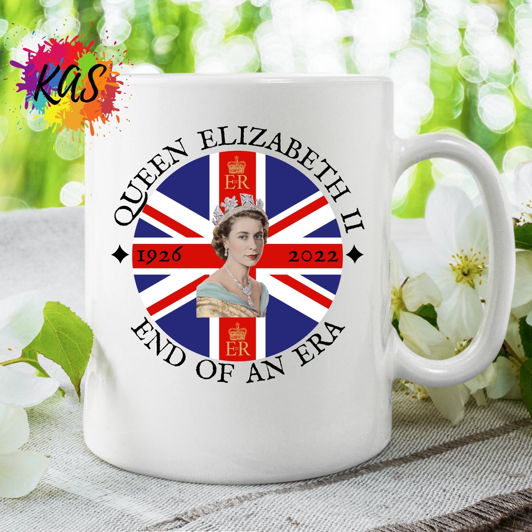 QUEEN ELIZABETH II End of an Era Mug Queen Elizabeth Cup the Queen ...