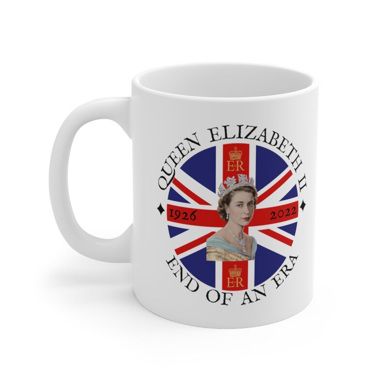QUEEN ELIZABETH II End of an Era Mug Queen Elizabeth Mugs - Etsy