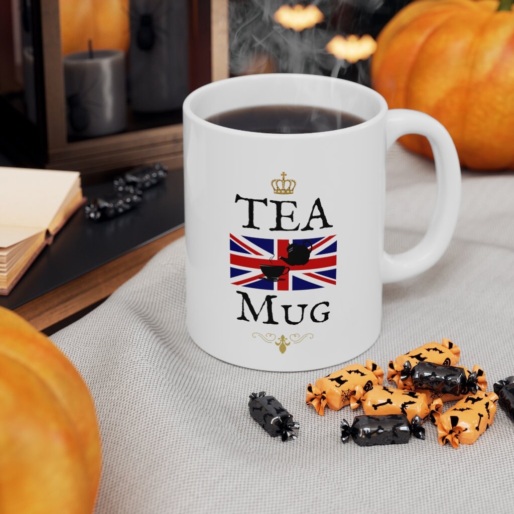 British TEA MUG Ceramic Mug Funny English United Kingdom - Etsy