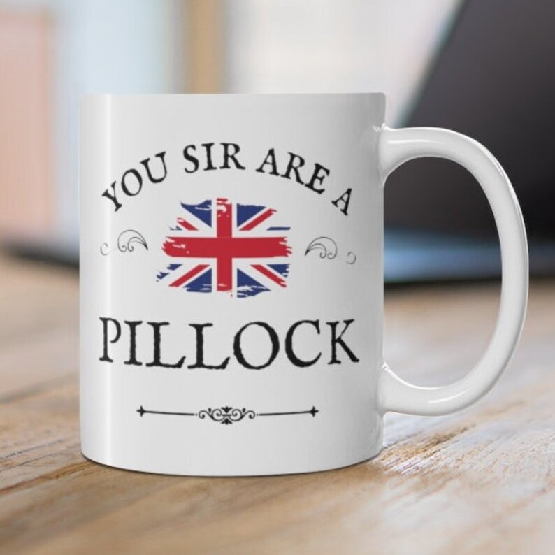 BRITISH Humor Mug Funny British Present England Comic Coffee Cup ...