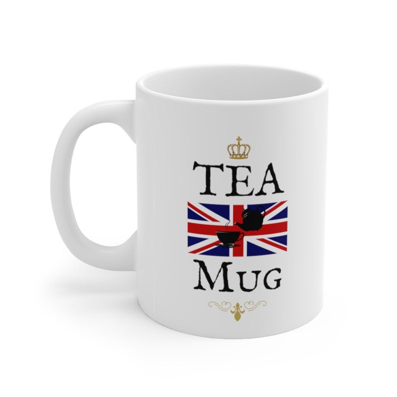 British TEA MUG Ceramic Mug Funny English United Kingdom - Etsy