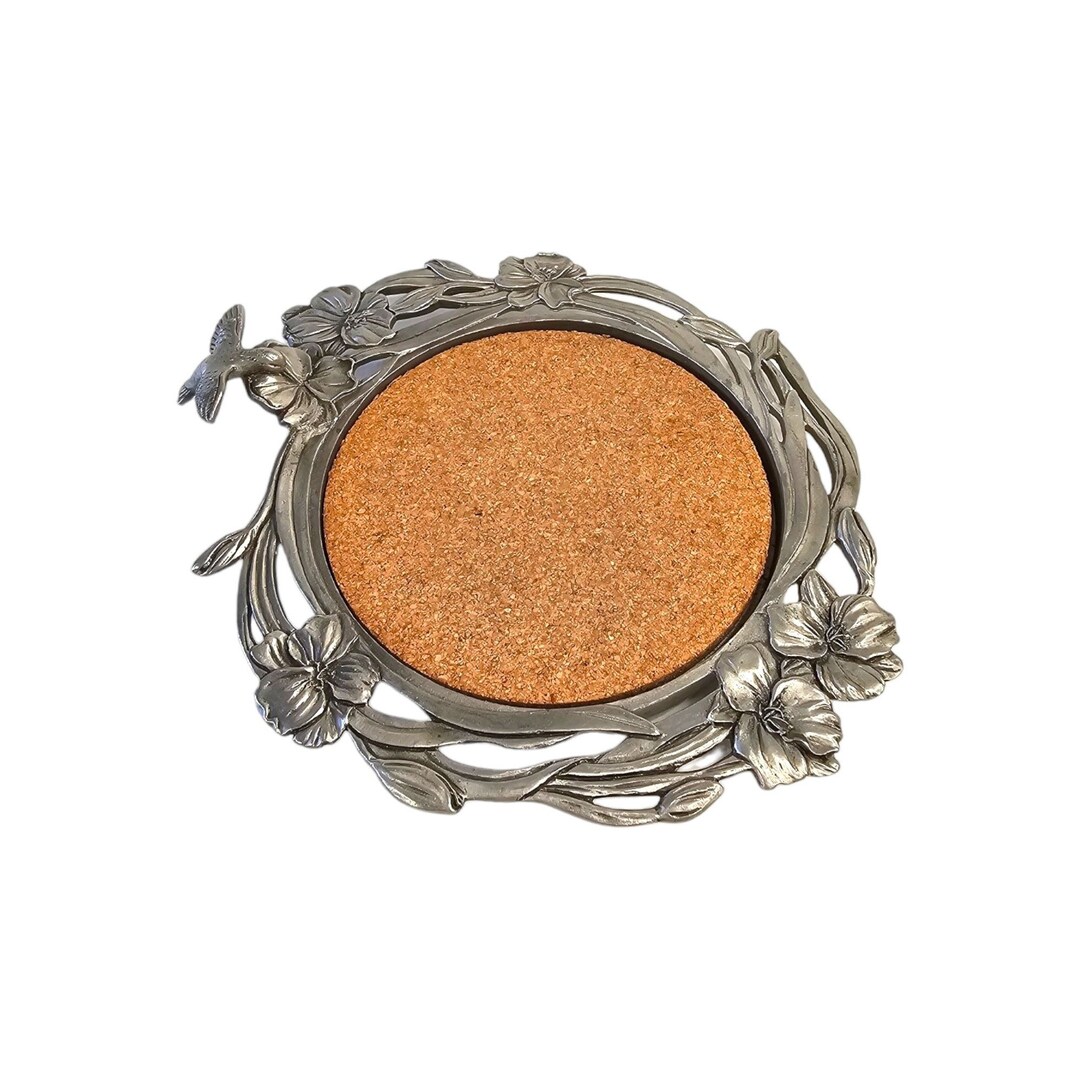 Vintage Seagull Wine Trivet Hummingbird Design Cork Bottom 7 2002 ...