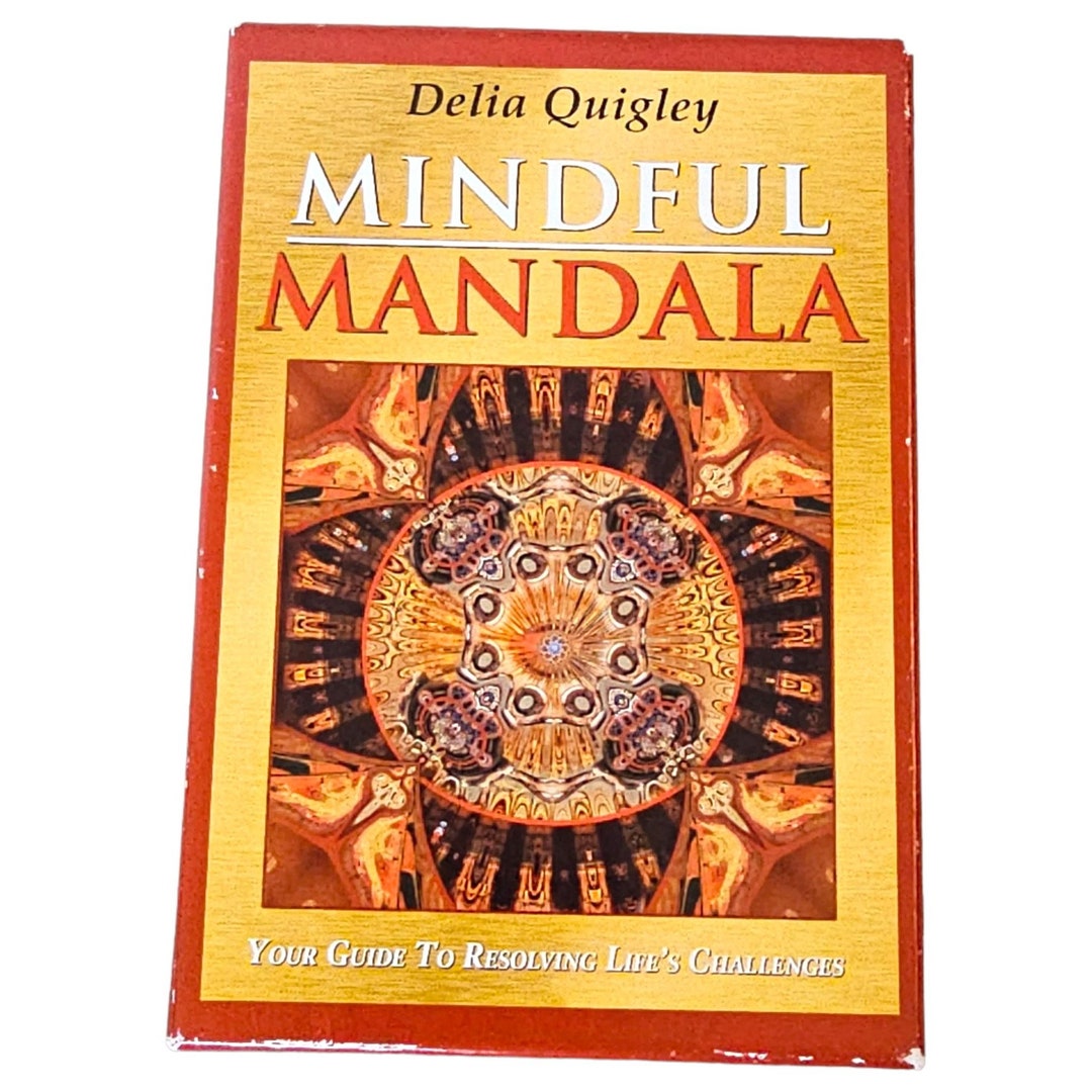 Mindful Mandala Self-inquiry Cards by Delia Quigley Rare - Etsy
