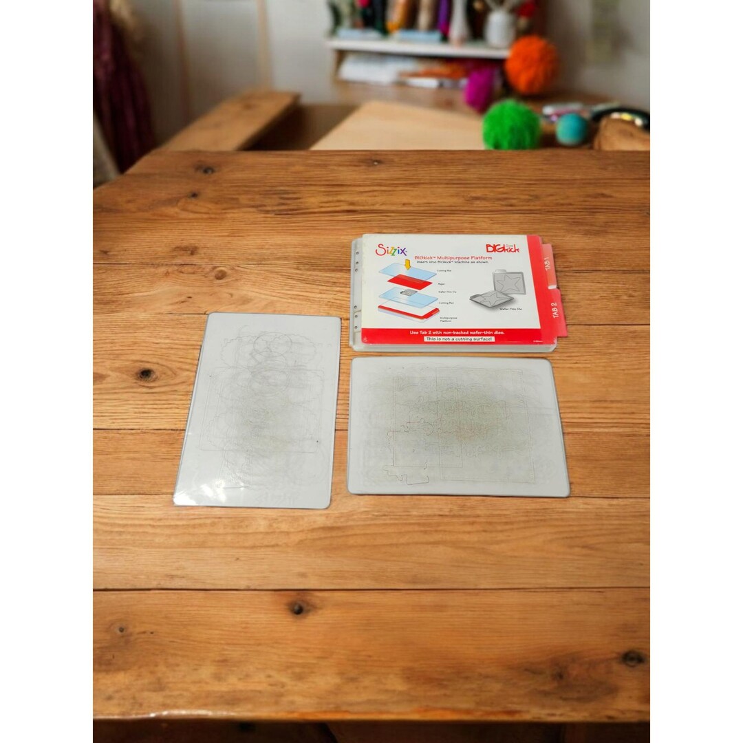 Sizzix Bigkick Multipurpose Platform, Cutting Pads Set for Die Cutting ...