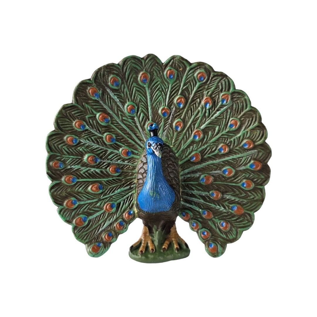 Extremely Rare 2001 Schleich Peacock Collectible Figure Etsy