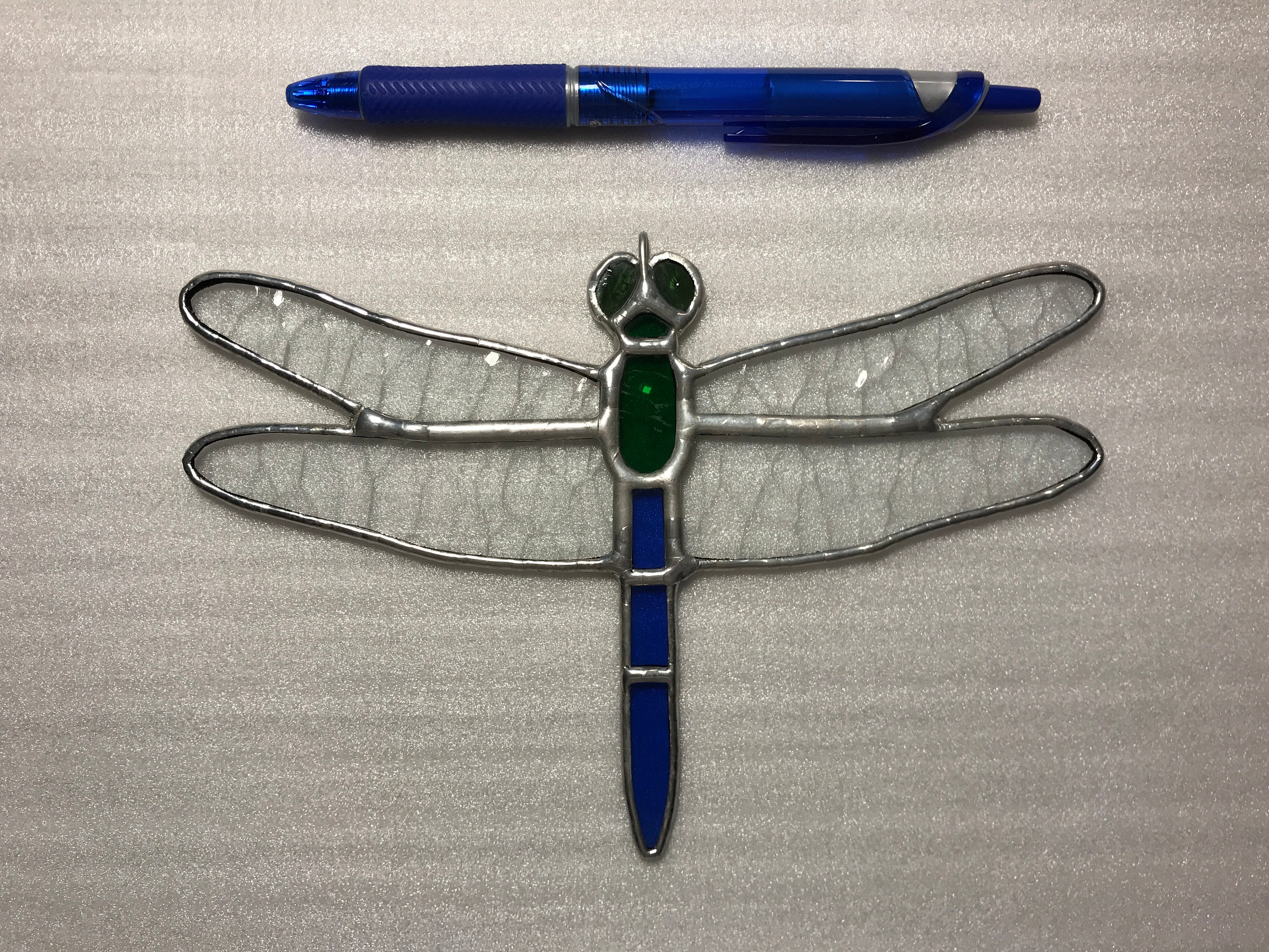 Dragonfly Stained Glass Pattern 4.6 X 7 Full - Etsy