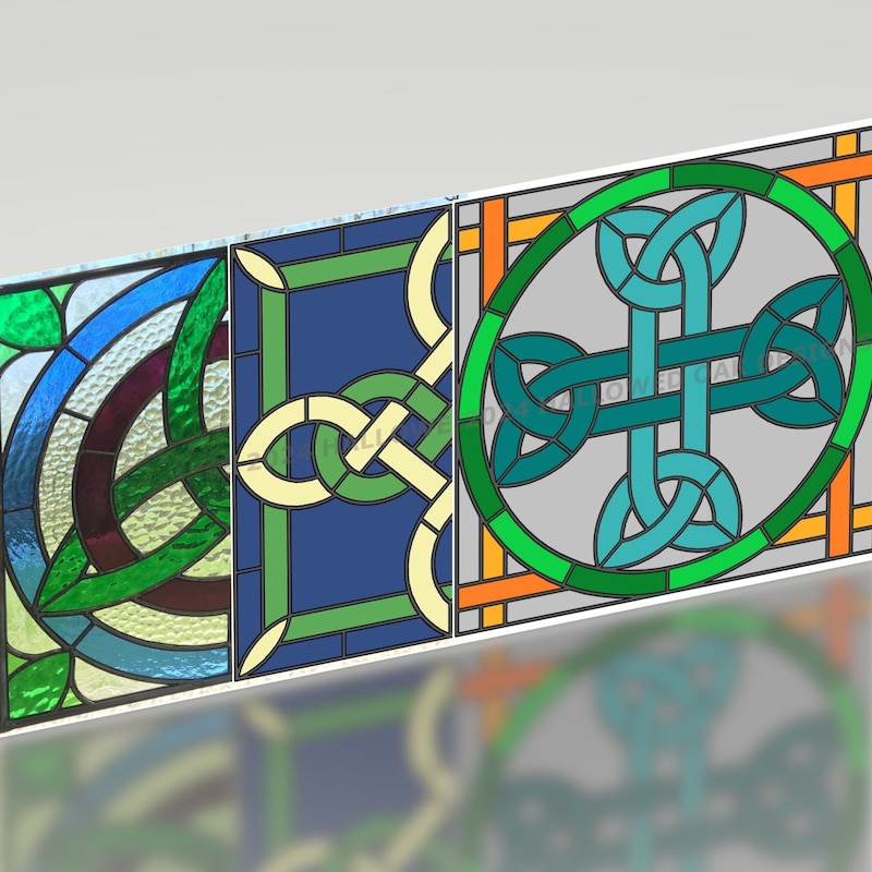 Celtic Stain Glass - Etsy