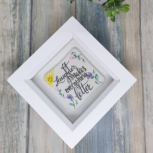Positive Quotes Frame, Friendship Gift - Etsy