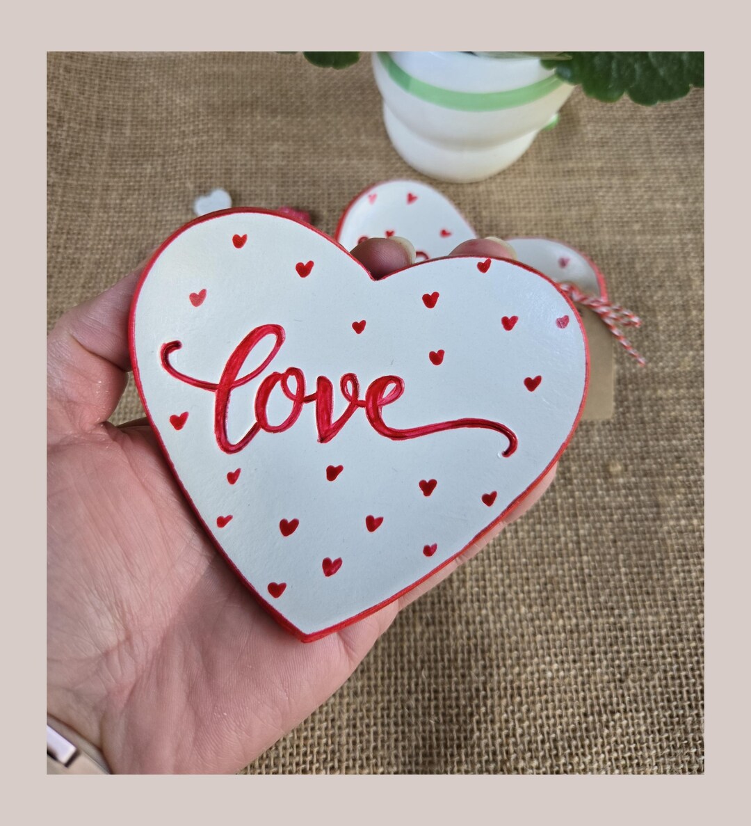 Love Trinket Dish, Valentines Day Gift - Etsy