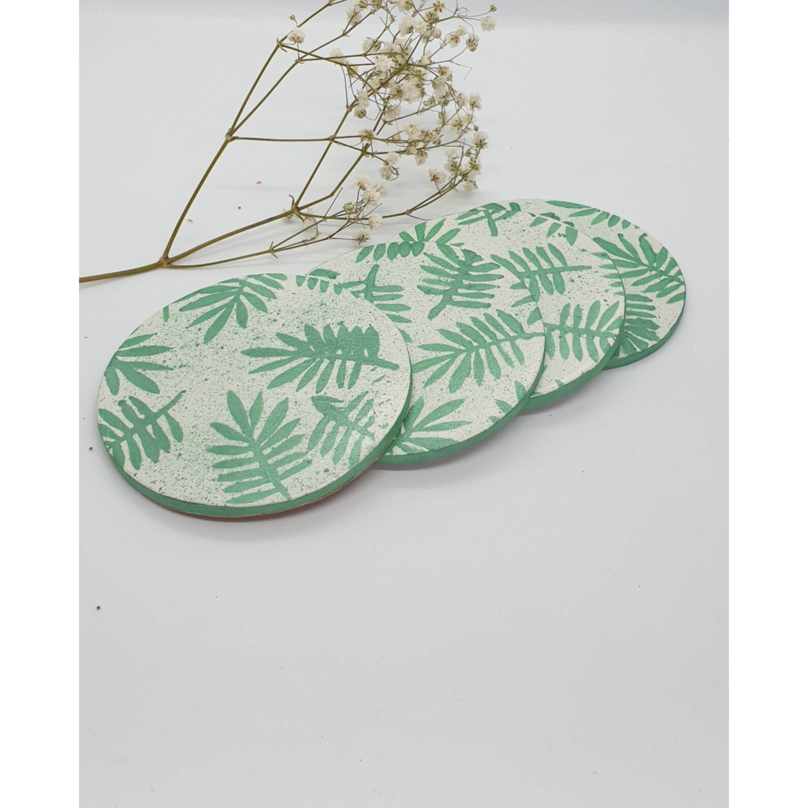 Coaster set clay coaster set of 4 | Etsy